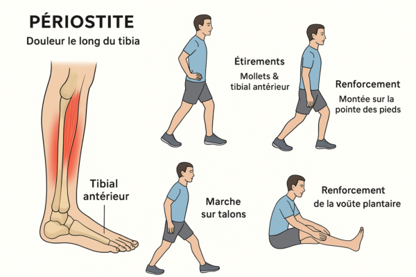 Périostite tibiale chez les coureurs : causes, douleurs et exercices de ...